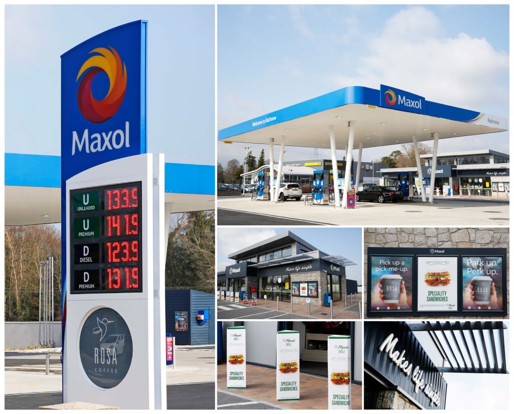 New slimline blade signage gives Maxol the edge - Gaelite